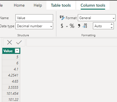 Incorrect Amount when Formatting the Column in Dat... - Microsoft Fabric Community
