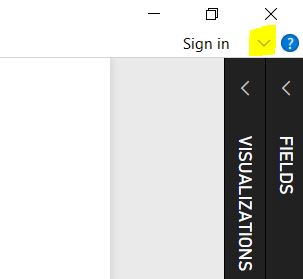 Solved: View full screen in power bi desktop - Microsoft Fabric Community