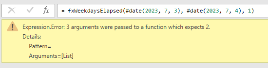 Solved: Expression.Error: 2 arguments were passed to a fun ...