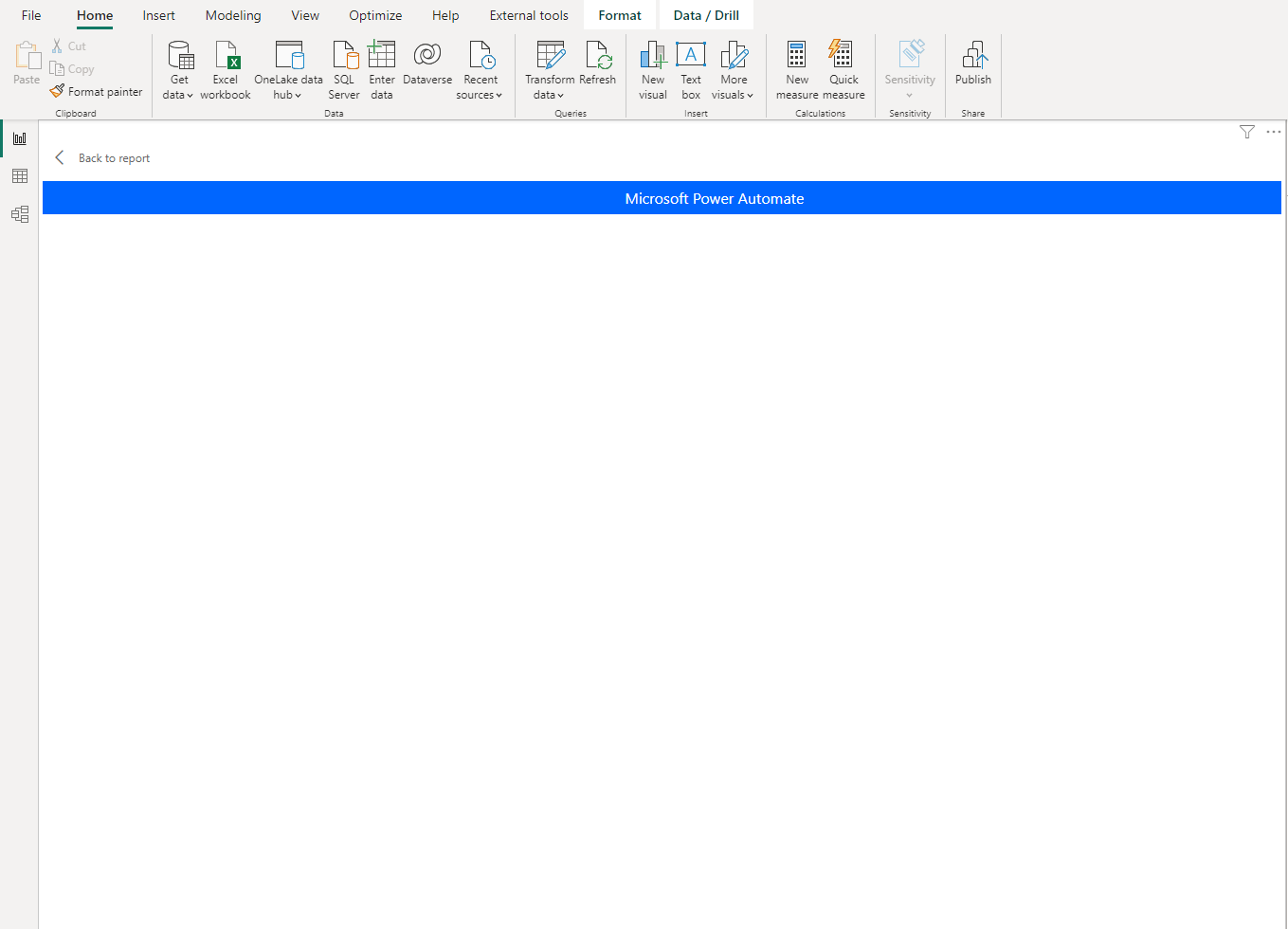 Power Automate edit button in Power BI results a b... - Microsoft ...