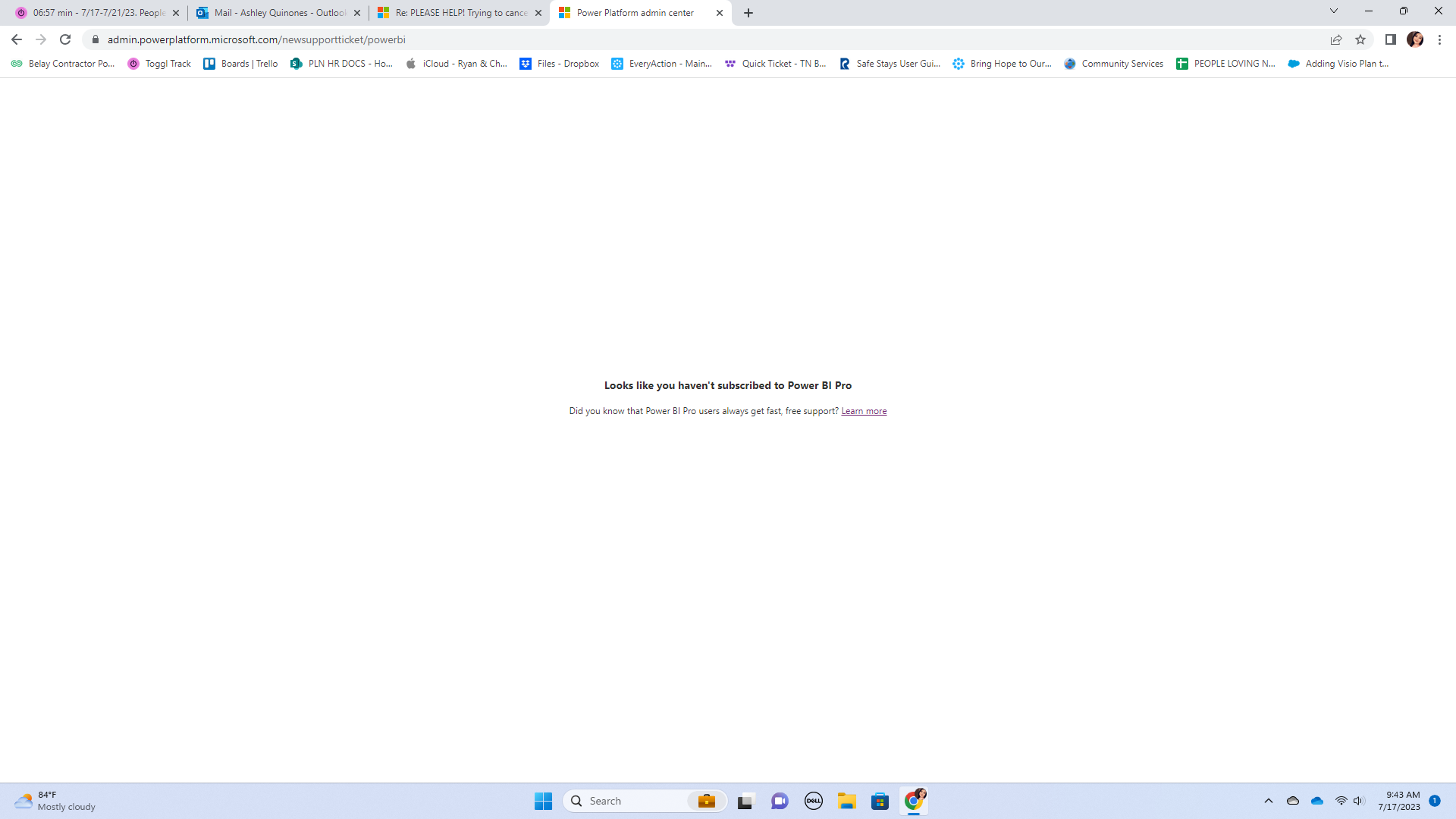 PLEASE HELP! Trying to cancel Power BI for 2 month... - Microsoft ...