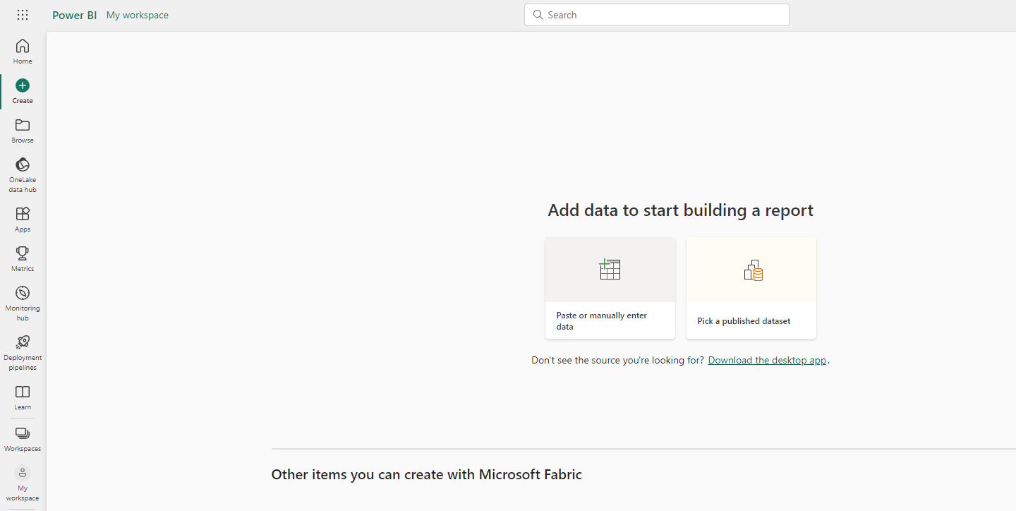 Solved: Get Data From Excel Missing on Power BI Service - Microsoft ...