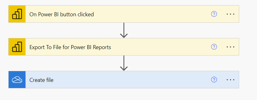 How to save PowerBI report to one drive by trigger... - Microsoft ...