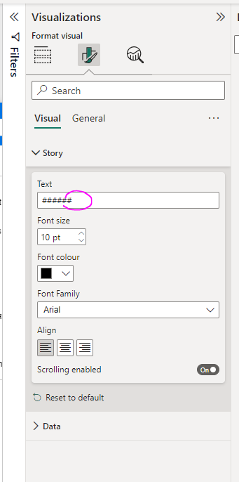 Enlighten Data Story - splitting text into paragra... - Microsoft ...