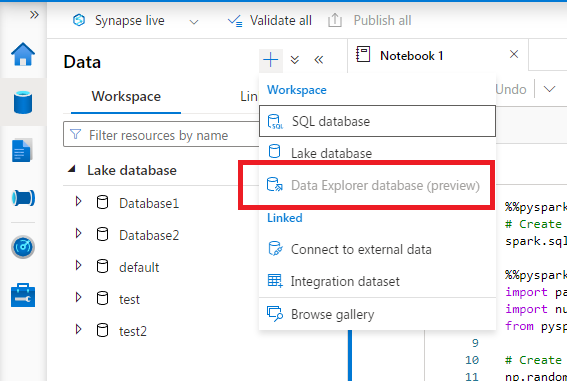 Does anyone know why Data Explorer database (previ... - Microsoft ...