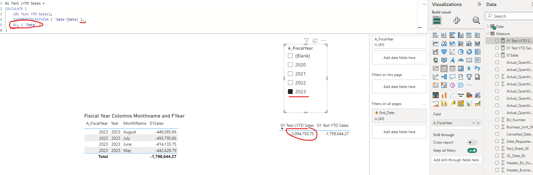Pevious Financial YTD Base on the Financial Select... - Microsoft ...