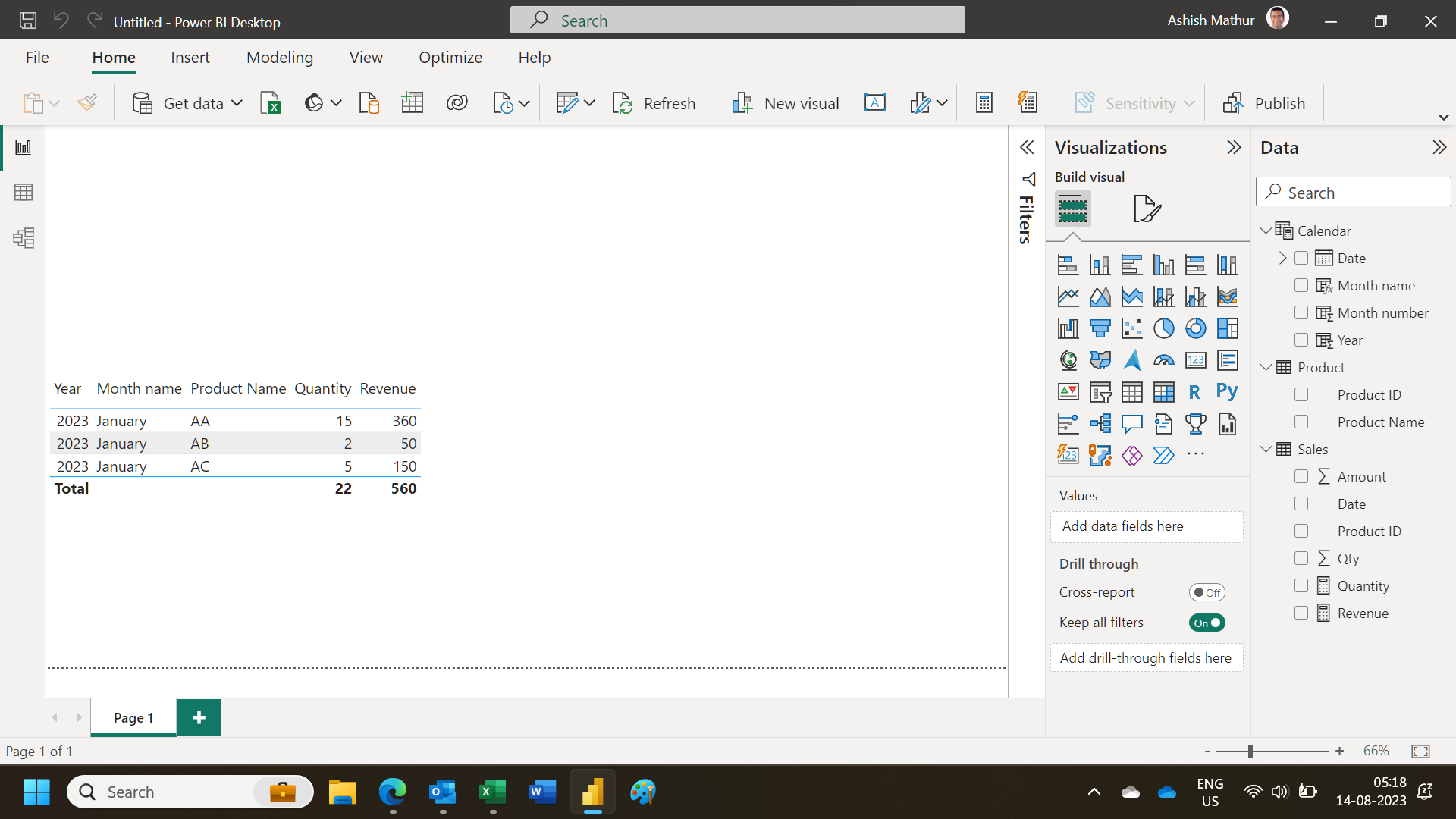 Create Summarize Table Using Dim and Fact Tables - Microsoft Fabric ...