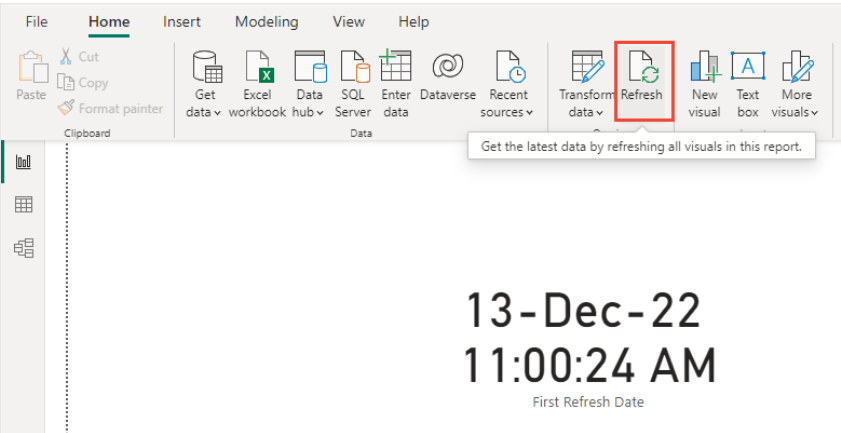Show next auto-refresh time on PBI report - Microsoft Fabric Community