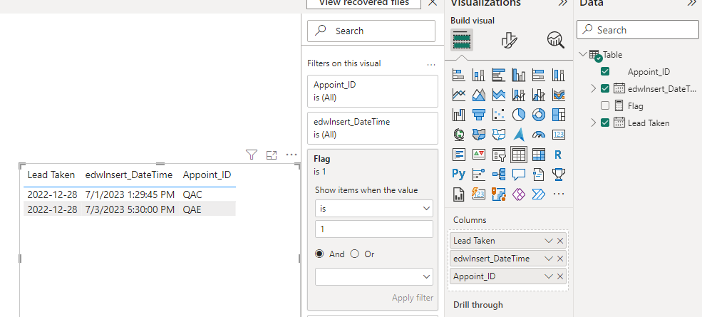 Solved: How to get latest record for appointment ID - Microsoft Fabric ...