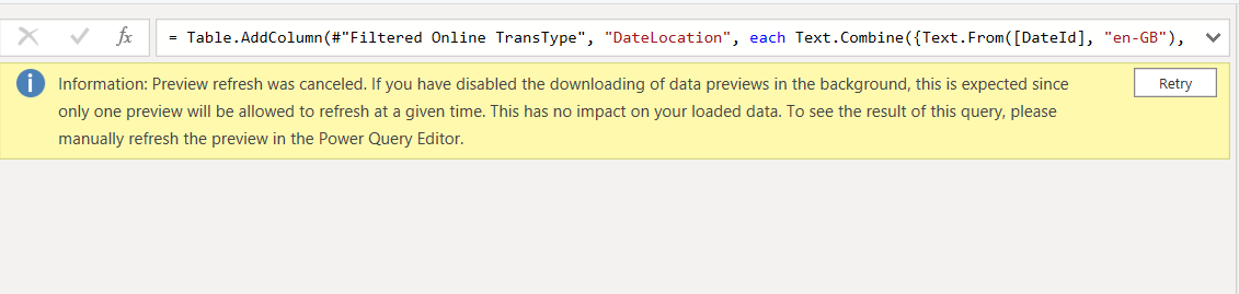 Multiple connection error when refreshing dataset - Microsoft Fabric Community