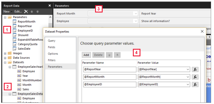 Declaring variables in Power BI Report Builder - Microsoft Fabric Community