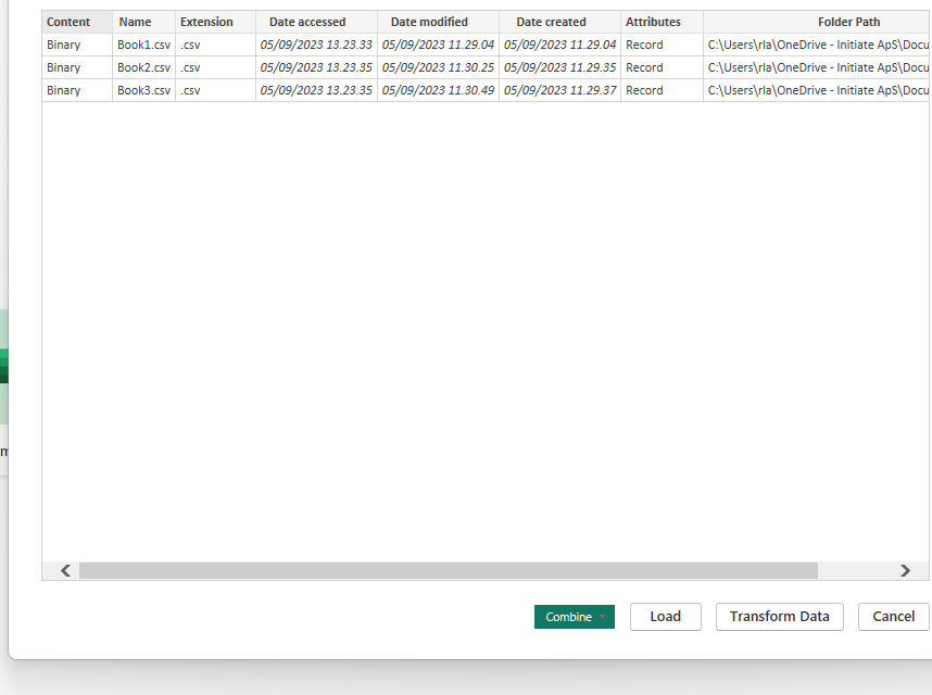 How can i change first row to headers before combi... - Microsoft ...