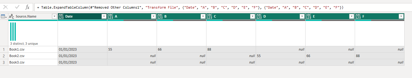 How can i change first row to headers before combi... - Microsoft ...