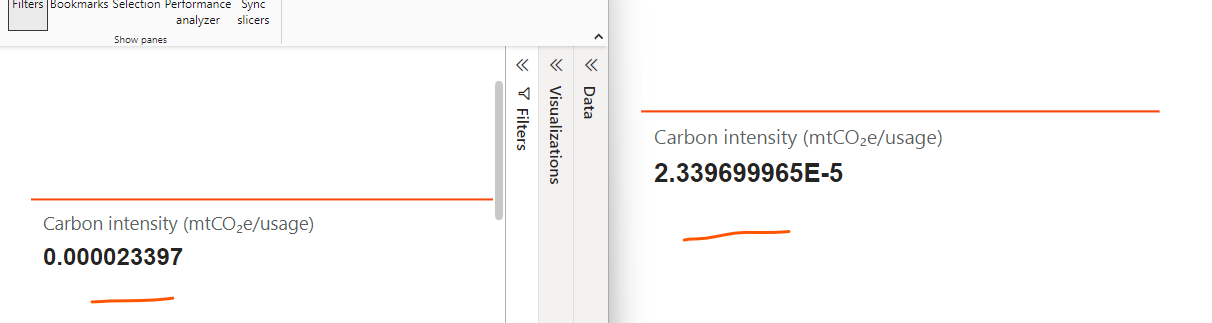 Microsoft Card (New) > Format Visual > Callout >Da... - Microsoft ...