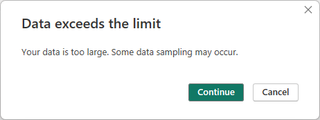 Solved: Export to CSV too large? - Microsoft Fabric Community