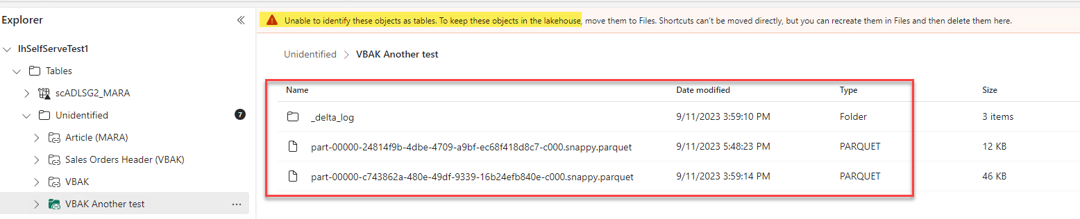 Solved: Shortcuts to ADLSGen2 Delta/Parquet files not reco ...