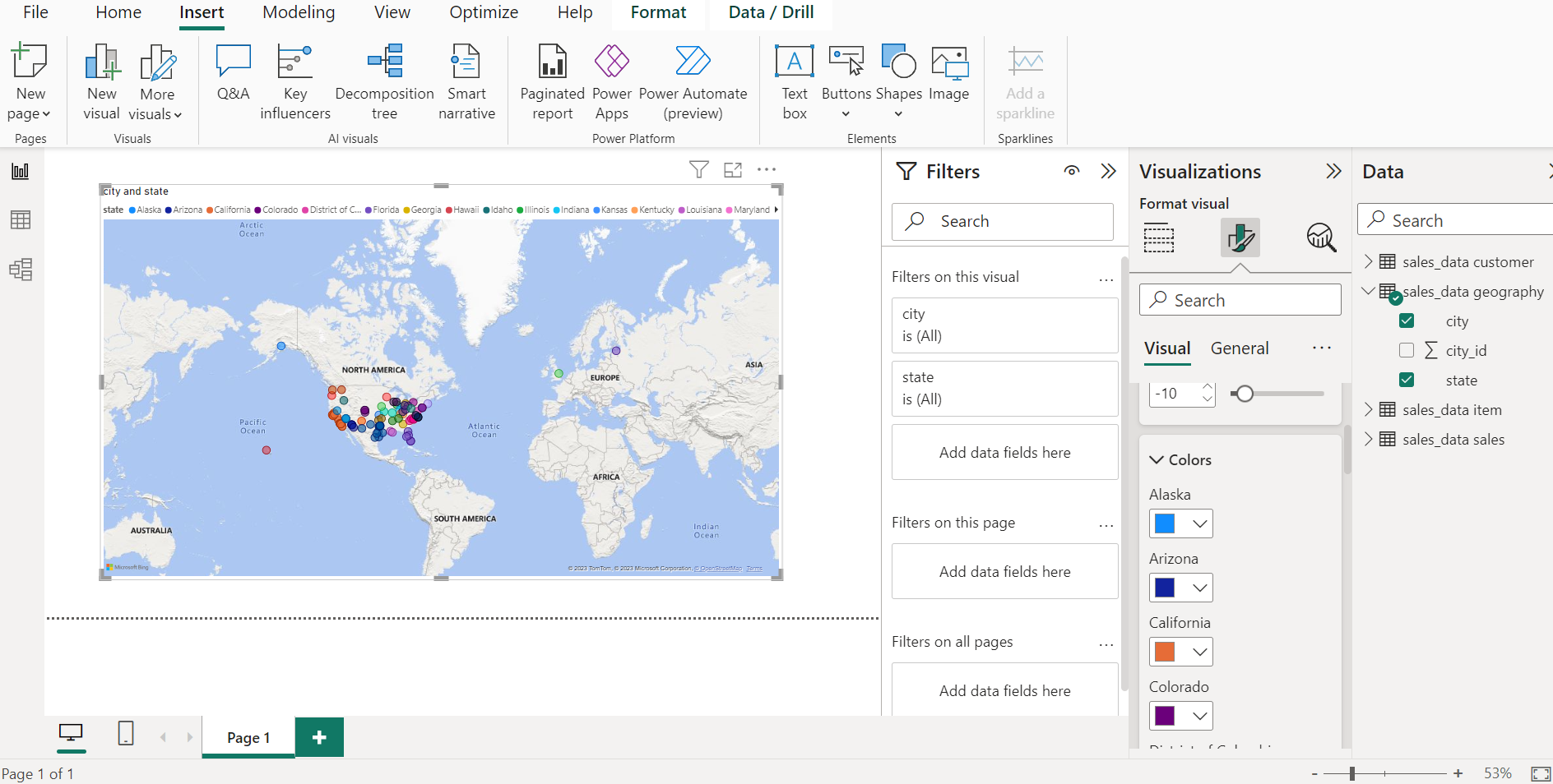 Solved: a slicer color schema sync with arcgis map - Microsoft Fabric ...