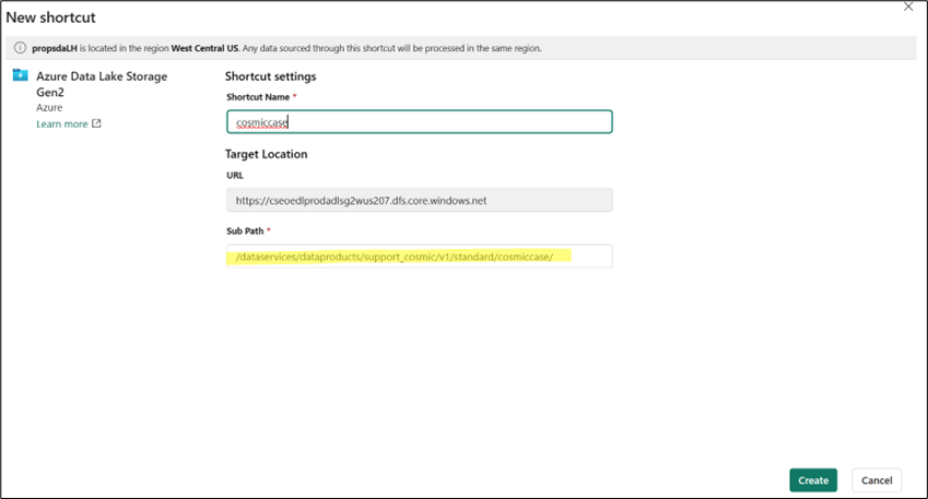Solved: Fabric Lakehouse Shortcut to ADLS Gen2 Storage Not ...