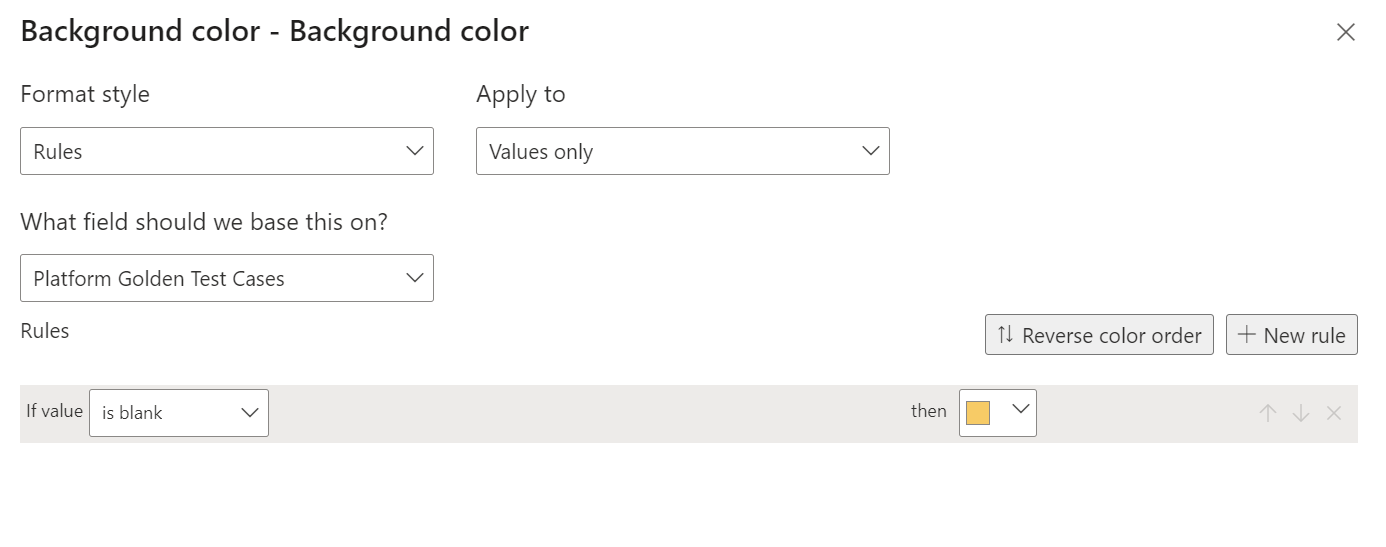 Conditional Formatting of blank cells in Matrix - Microsoft Fabric ...