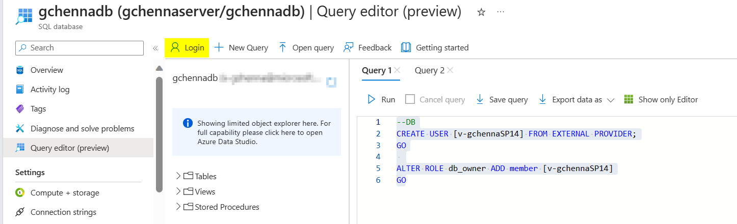 authenticate to Fabric Data Warehouse with Service... - Microsoft ...