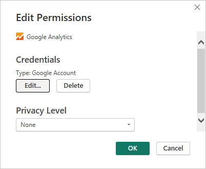 Google Analytics credentials. How do I know what i... - Microsoft ...