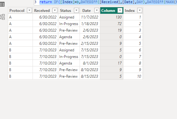 Solved: Calculate difference between previous date of same ...