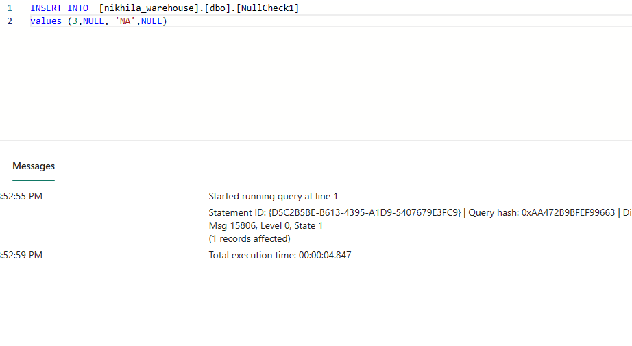 Solved: Can not insert null value error for nulllable colu... - Microsoft Fabric Community