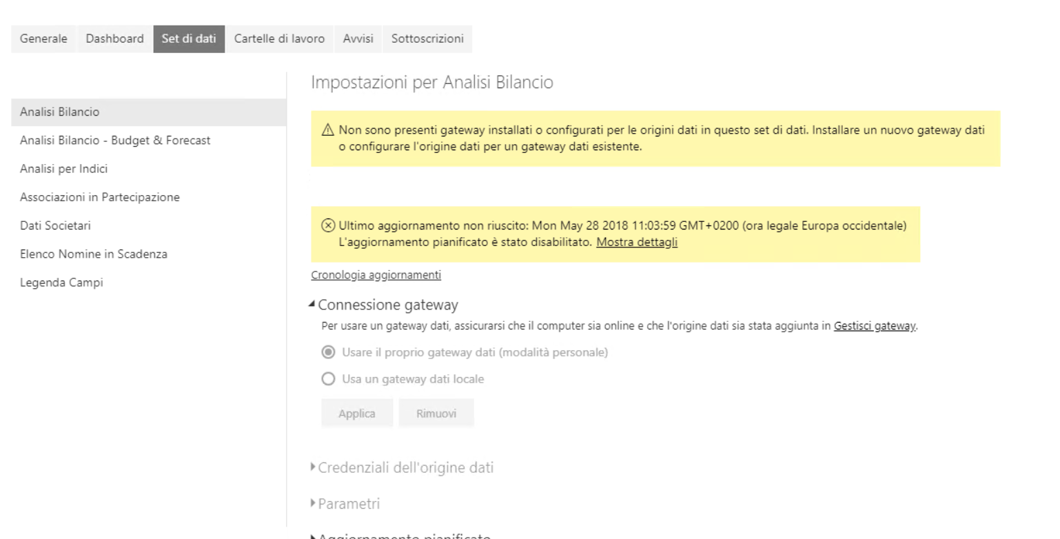 Solved: Scheduled Refresh not working (working with only o ...