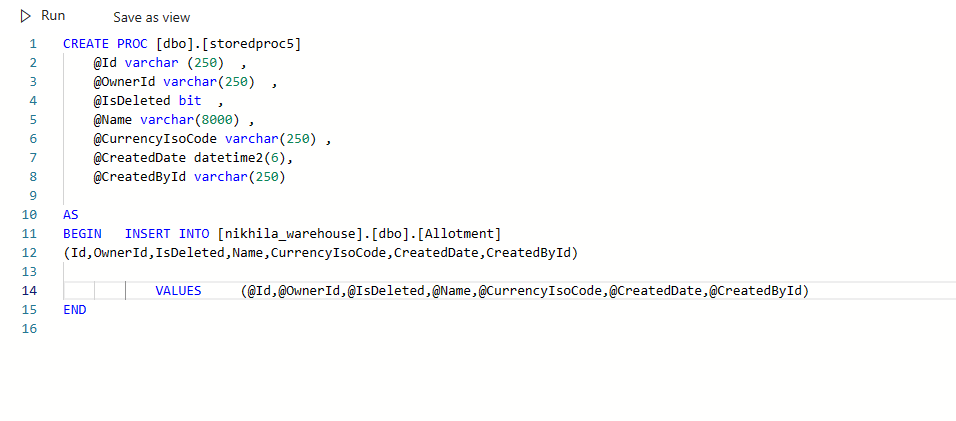 Solved: Creating a table in Fabric Warehouse - allow NULL ...