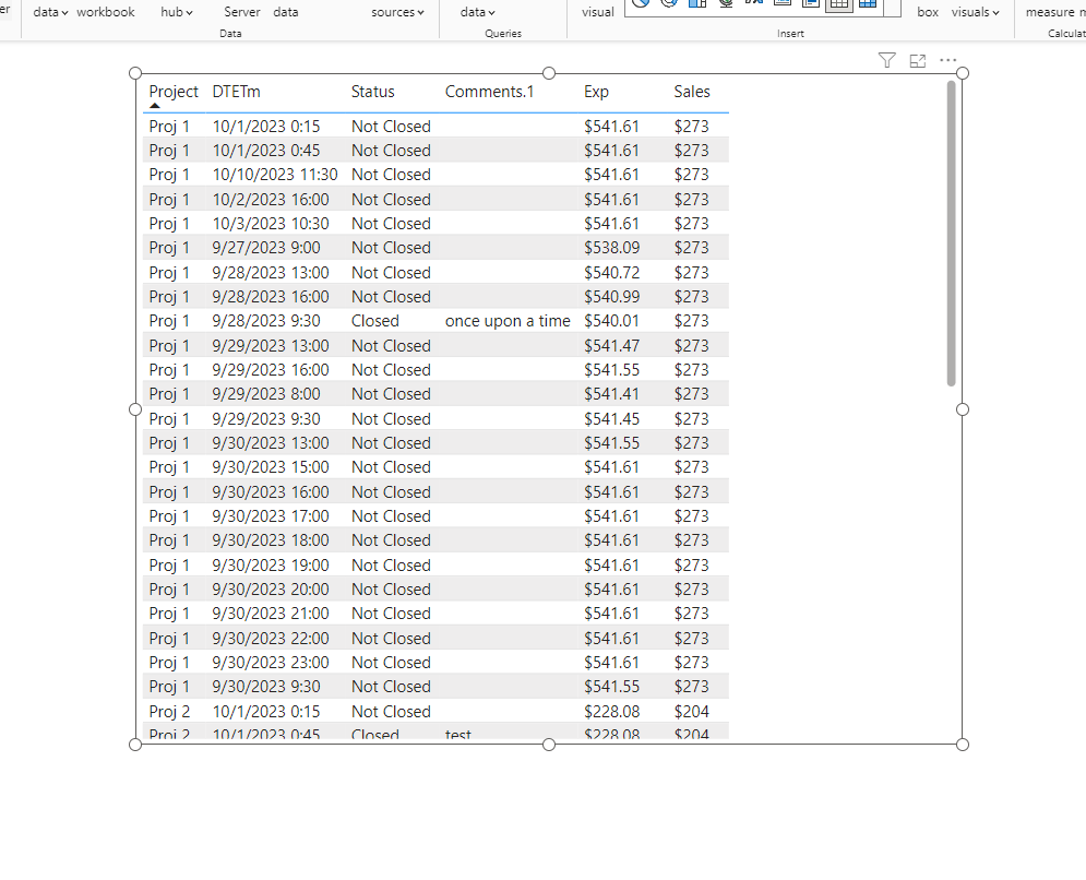 repeating status from one record to the next - Microsoft Fabric Community