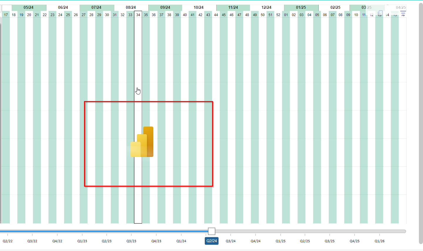 Power BI embedded logo stuck in the middle of the ... - Microsoft ...
