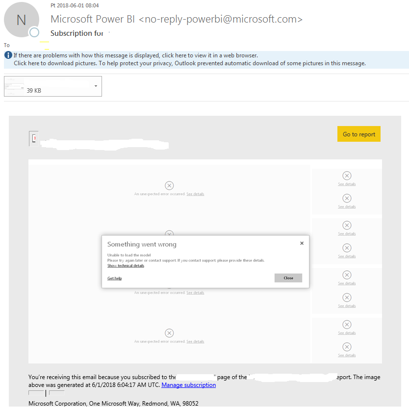 Error message on subscription - Microsoft Fabric Community