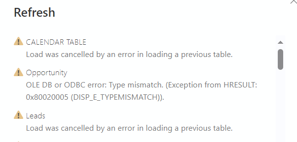 Power BI Refresh Error - Microsoft Fabric Community