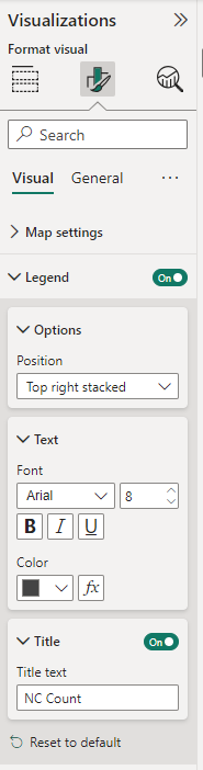 ArcGIS Map visualisation legend colours - Microsoft Fabric Community