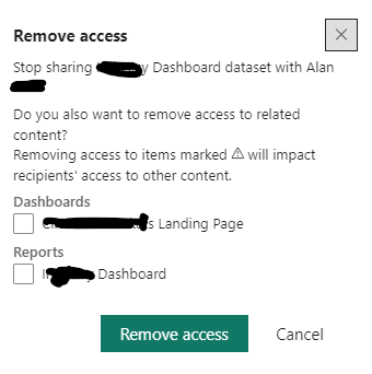 removing access confirmation - Microsoft Fabric Community