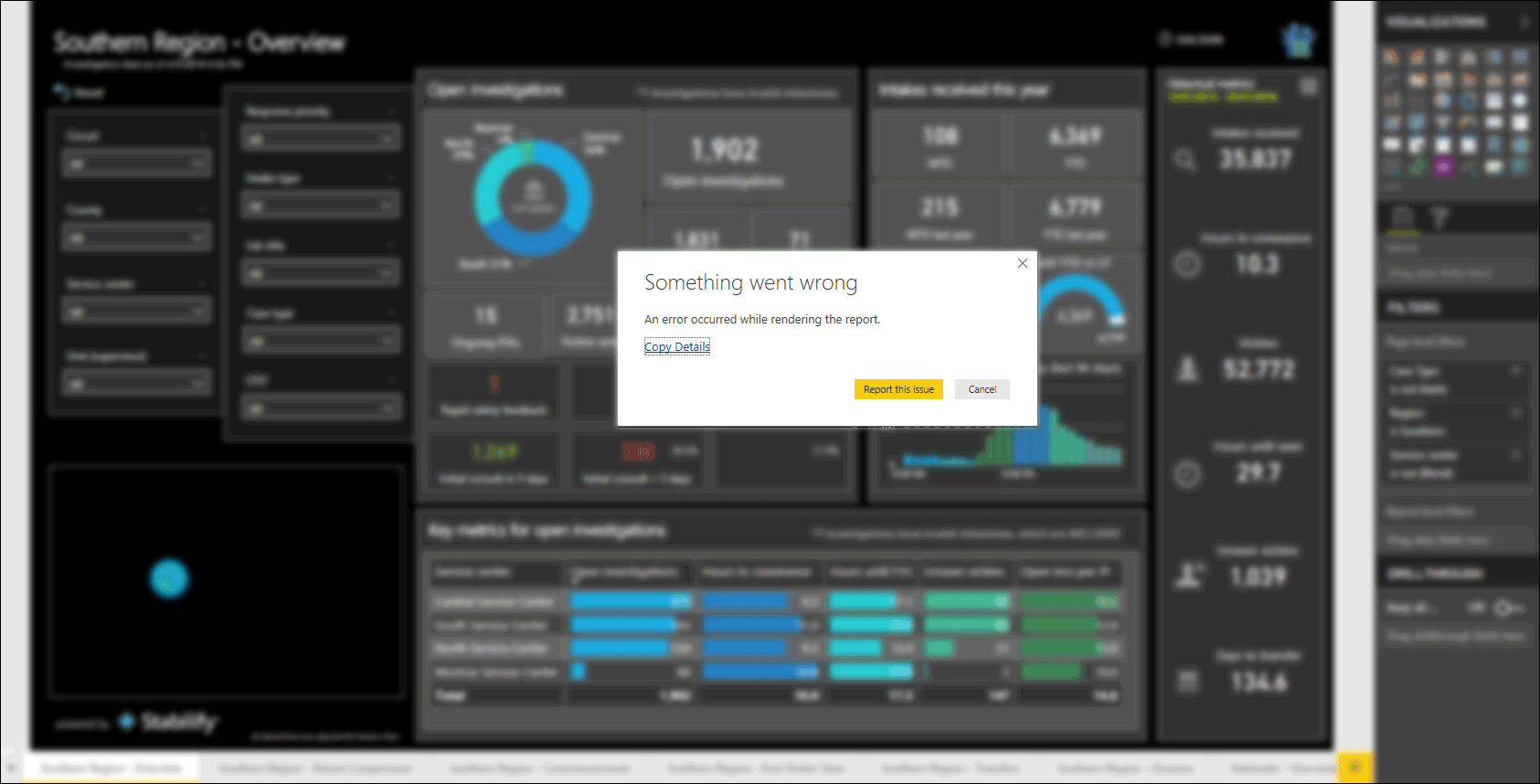 PBI Desktop Error - Microsoft Fabric Community