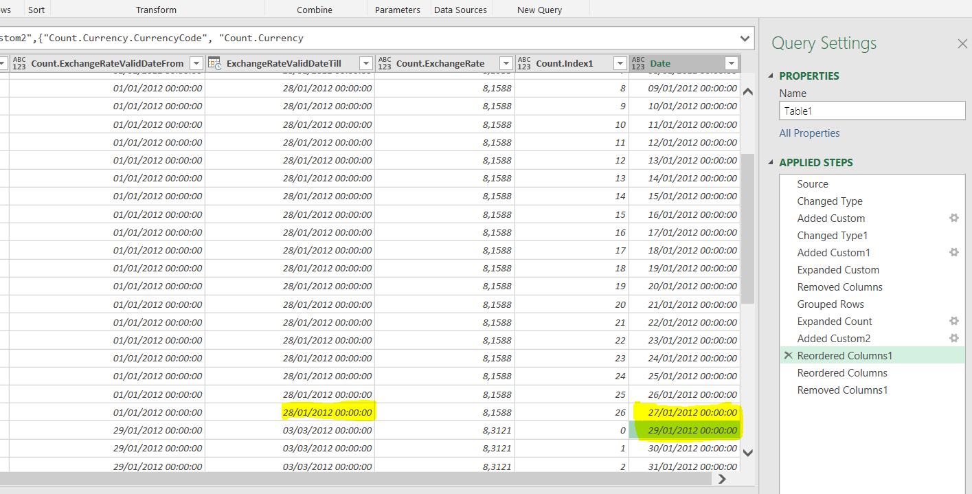 Solved: Special Transpose in Query Editor - Microsoft Fabric Community