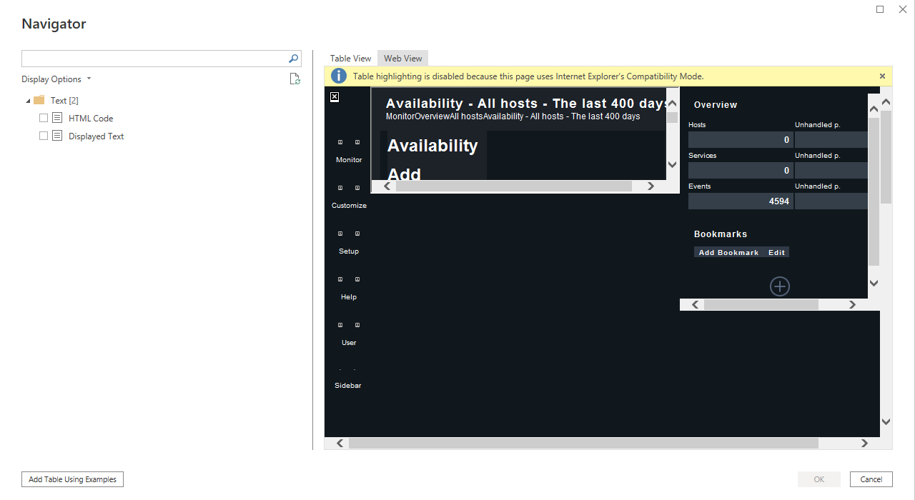 Web Connector Error: Internet Explorer uses compat... - Microsoft ...