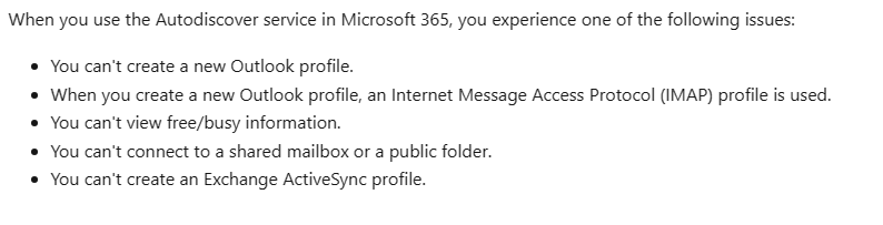 Issue with autodiscover service - Microsoft Fabric Community