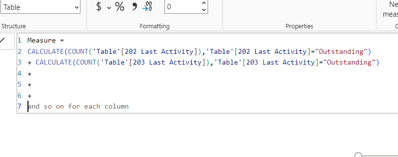 Solved: Count across multiple columns - Microsoft Fabric Community